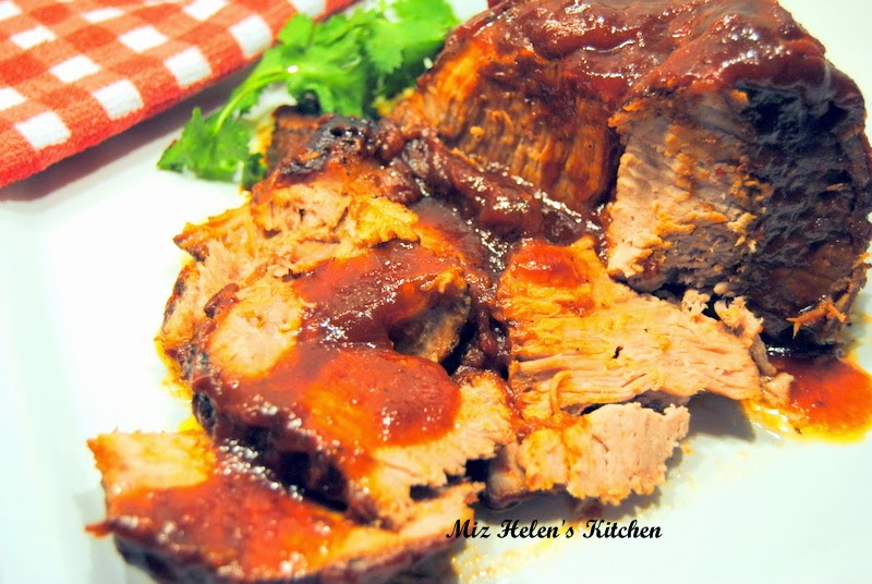 Slow Cooker Bar B Que Pork Roast