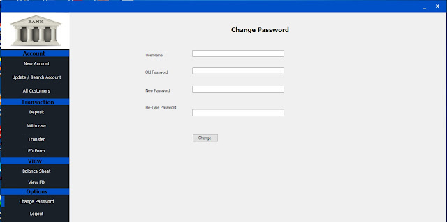 Bank Management System Project in window form application c# With SQL ...