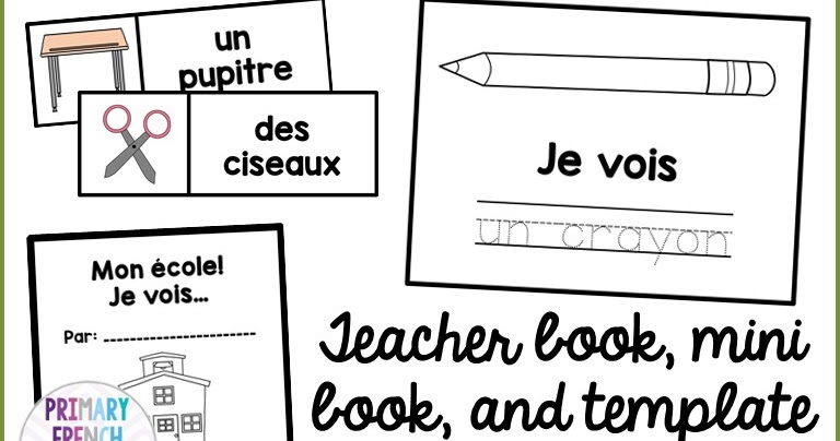 Getting started with school vocabulary - Primary French Immersion Resources