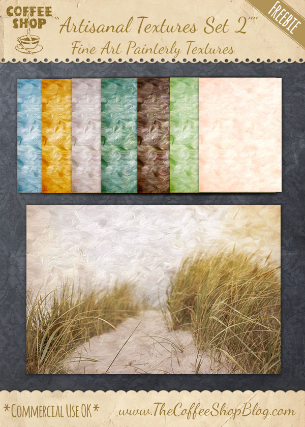 The CoffeeShop Blog: CoffeeShop "Artisanal Texture Set 2": Fine Art ...