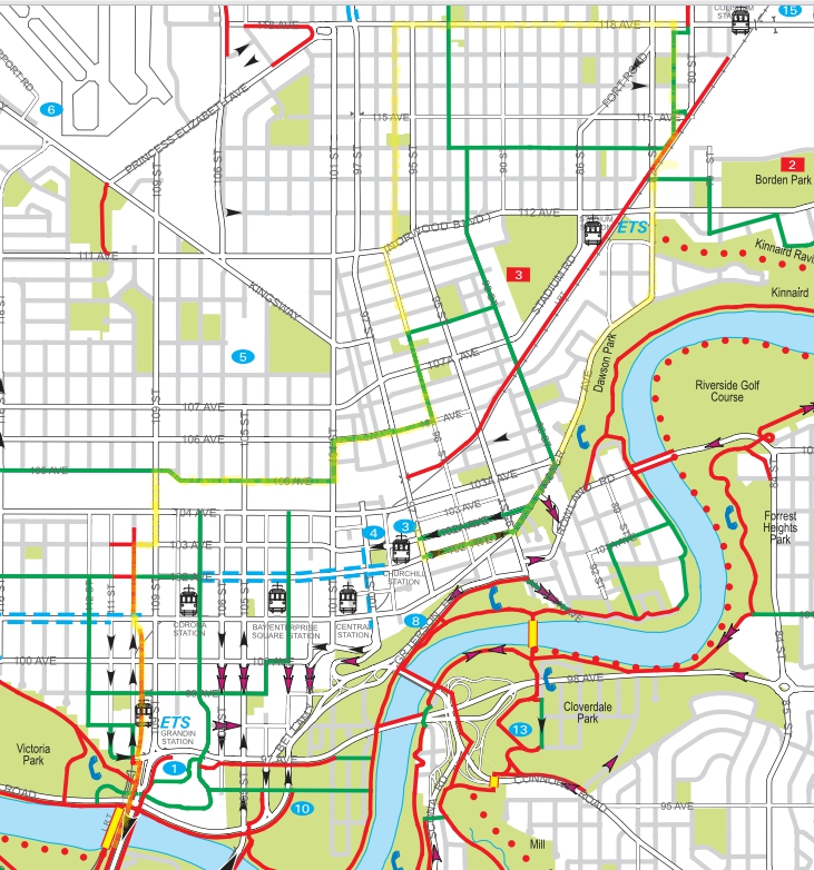 calgary transit route 4 frame