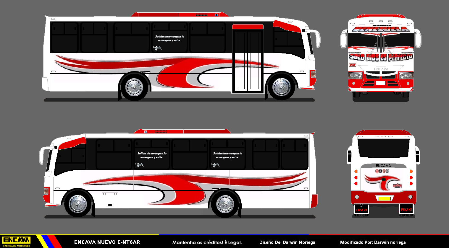 Diseños Encava y Otra Buses Venezuela: Encavas Pintadas