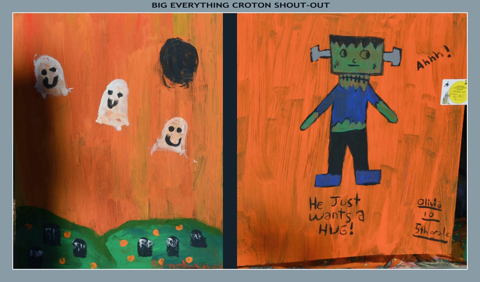 EverythingCroton: 2013 HALLOWEEN WINDOW PAINTING PHOTOS