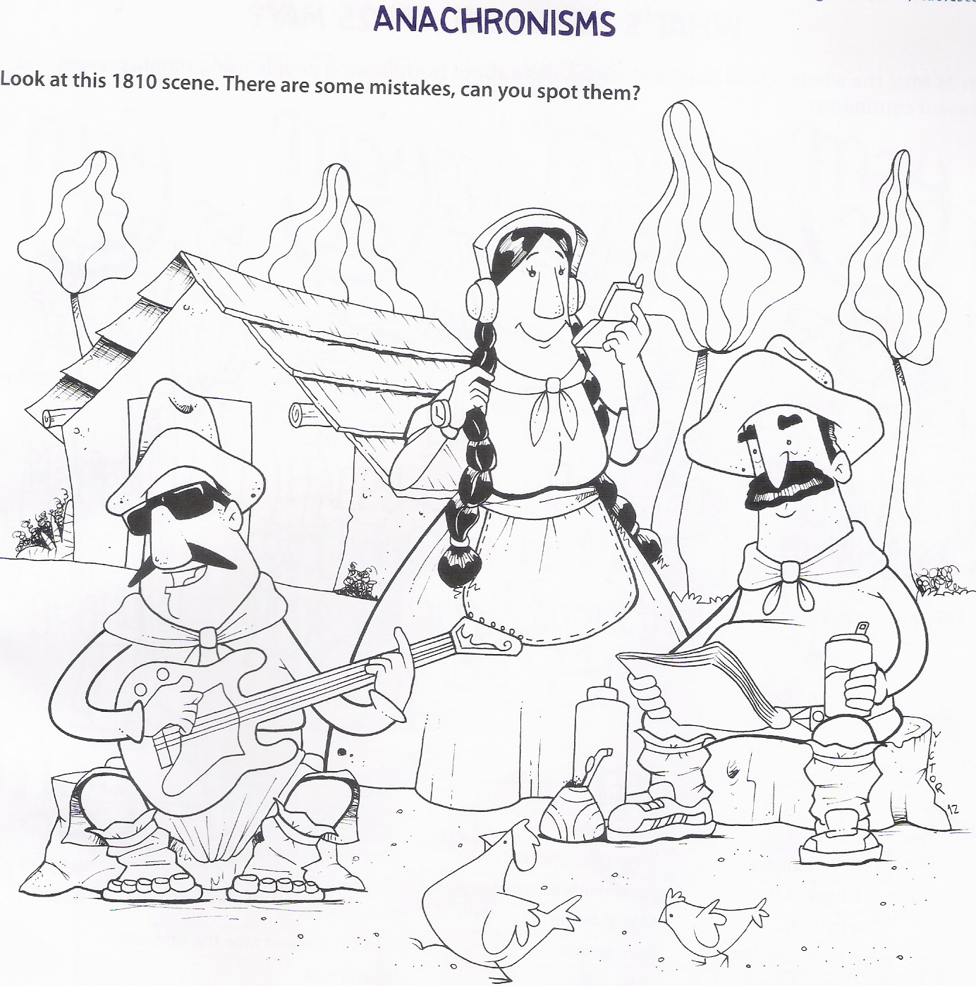 Creative Readers, Writers and Thinkers: Find the anachronisms