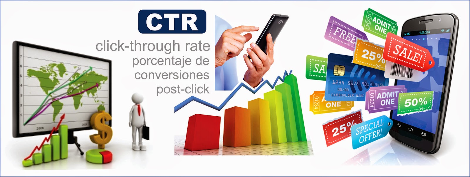 CTR click-through rate en las Campañas Online