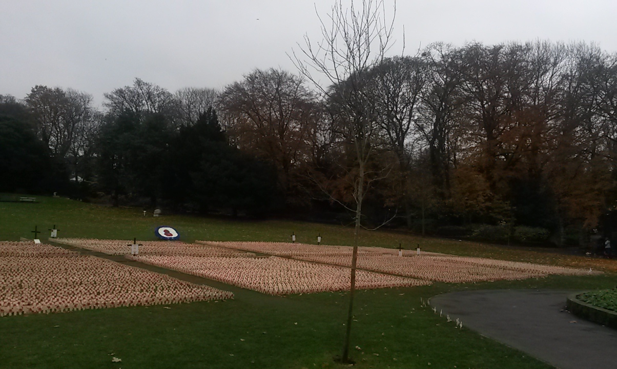 Northumbrian Gunner: Saltwell Park 2018 - Field of Remembrance
