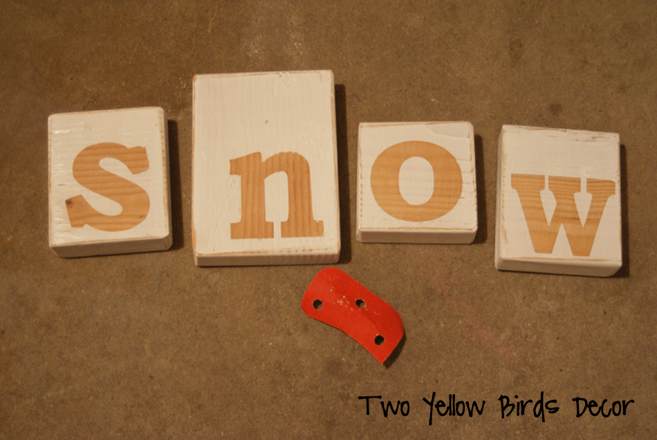 Two Yellow Birds Decor: Snow Blocks