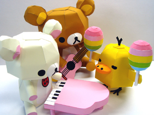 Papercraft Instruction: Rilakkuma n Friends | web wanderers