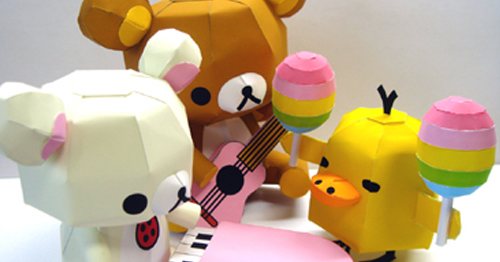 Papercraft Instruction: Rilakkuma n Friends | web wanderers