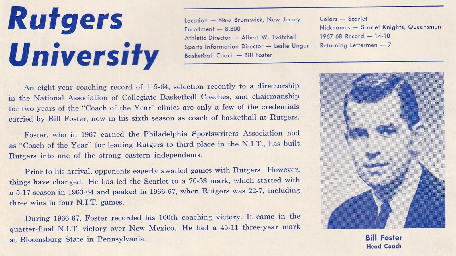 The Bells Must Ring - A Rutgers Basketball History Blog: 2018