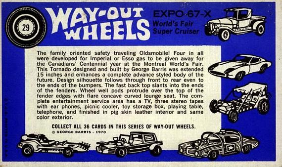 Just A Car Guy: in 1967, Esso gave away four George Barris built ...