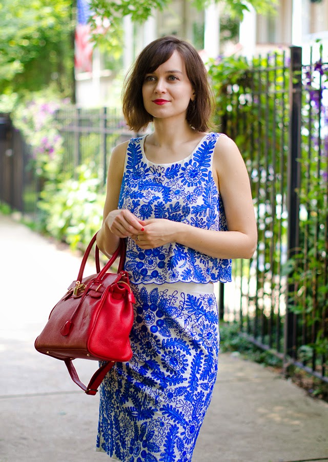 Daydream Delightful: Embroidered In Blue