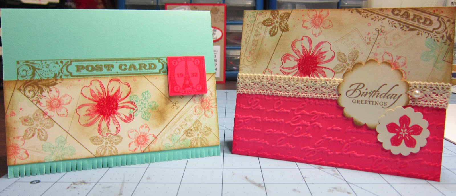 Krafting with Karen: One Sheet Wonder Completed Cards