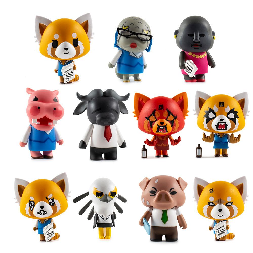 Aggretsuko Vinyl Mini Series from Kidrobot x Sanrio