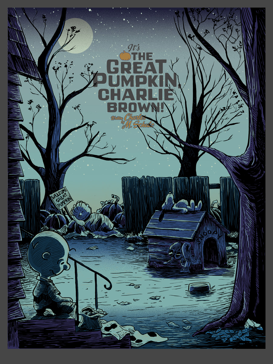 INSIDE THE ROCK POSTER FRAME BLOG: Tim Doyle It’s the Great Pumpkin ...