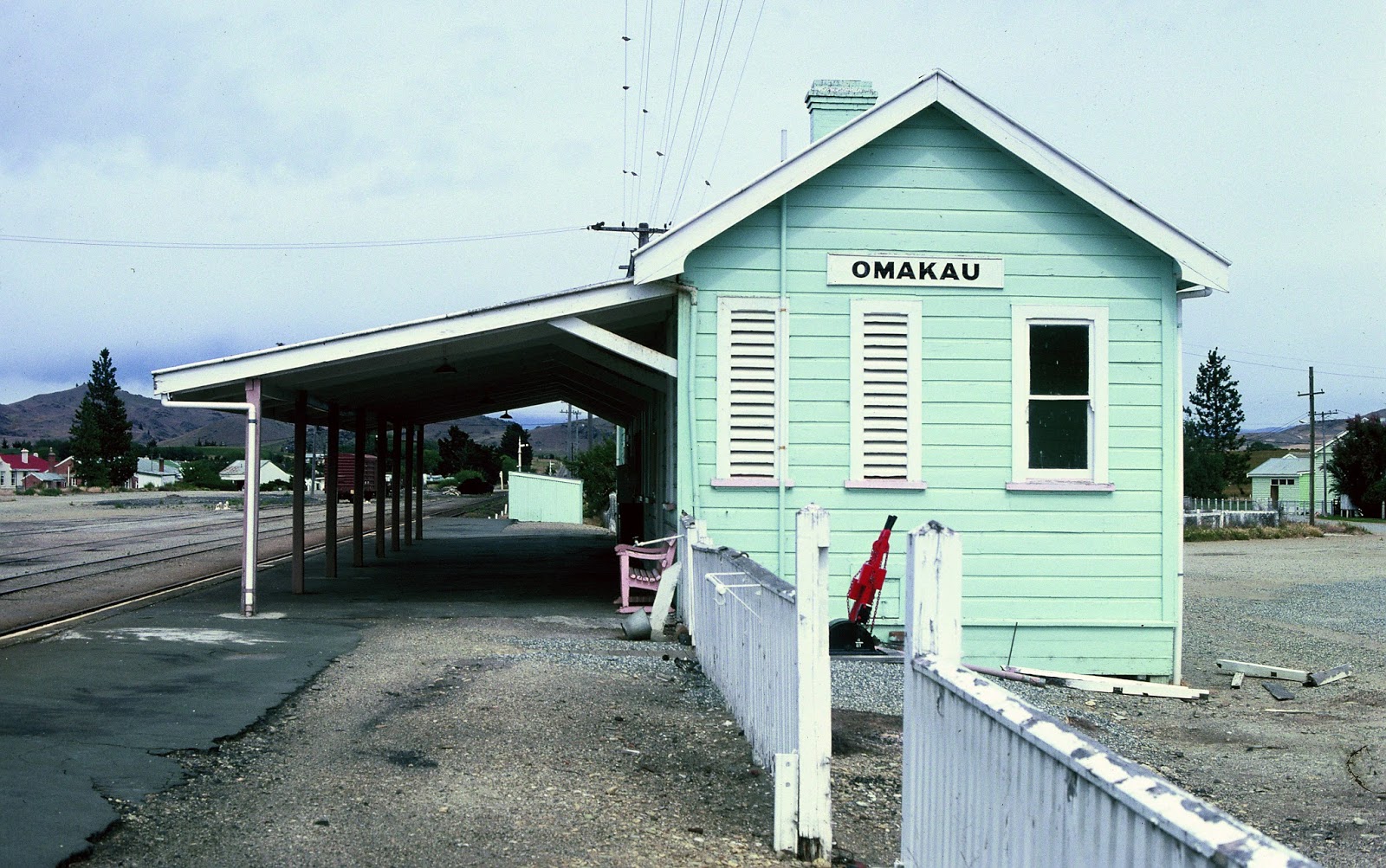 transpress nz: Omakau station, Otago Central, 1975