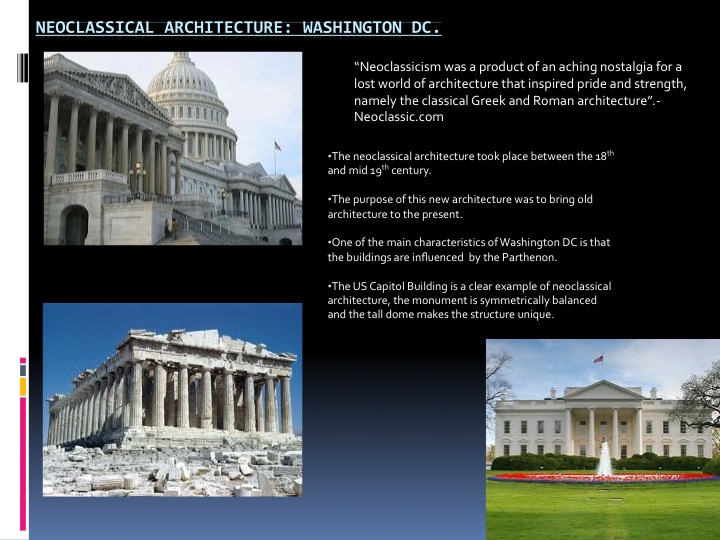 Neoclassical Architecture Characteristics