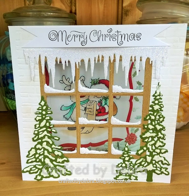 Crafted By Debra: Finally a Christmas card!