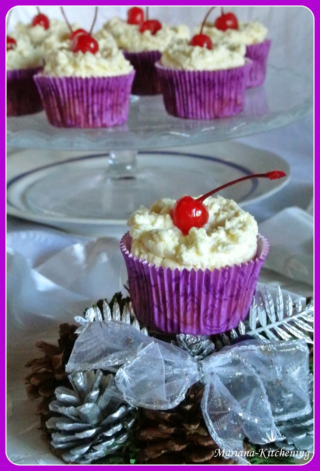 Cupcakes cu ananas și rom alb