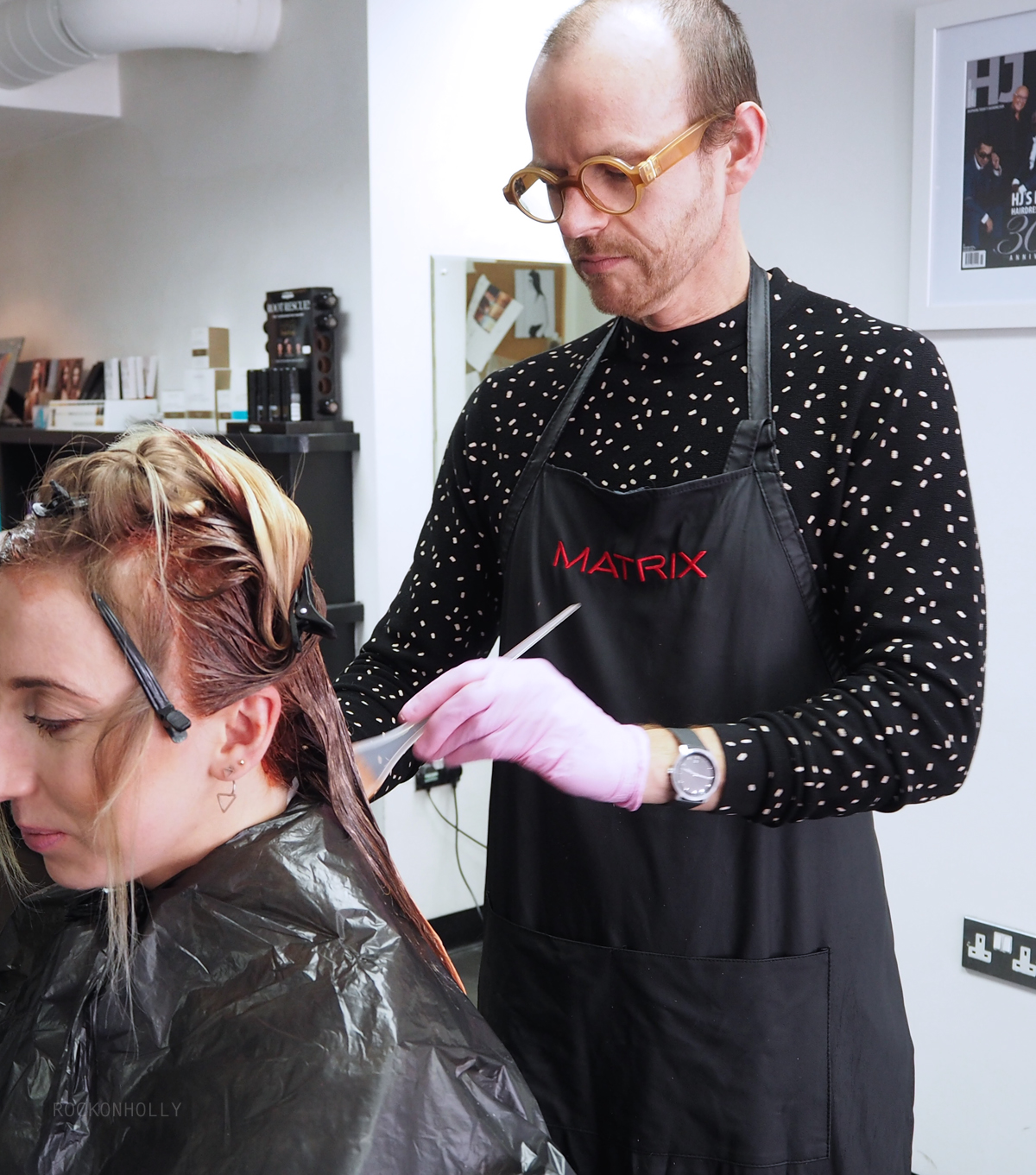 Beauty: Watercolour Hair with Matrix | Rock On Holly