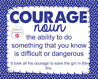 iHeart: Printable: Word of the Week: Courage
