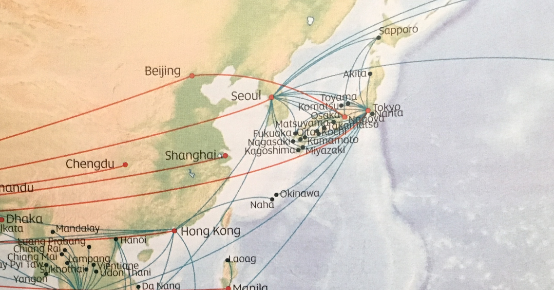 The Timetablist: Etihad Route Map, September 2016: East Asia & Australia