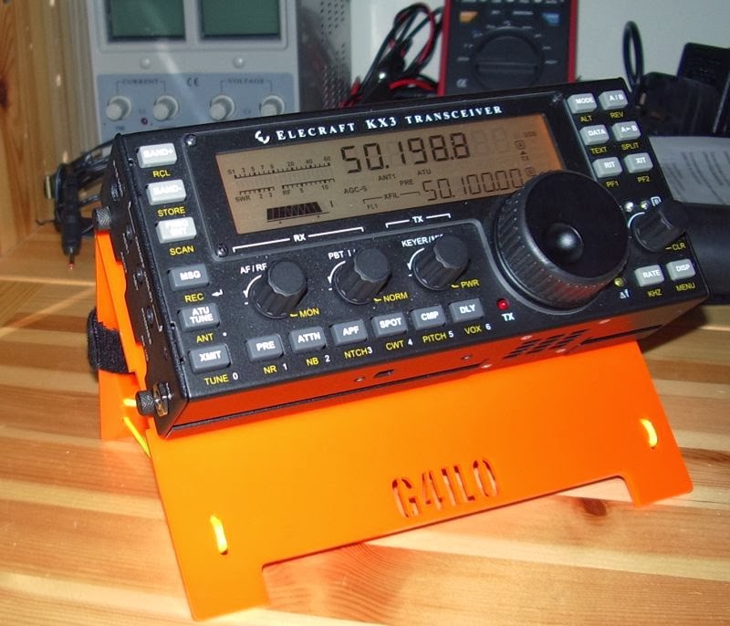 G4ILO's Blog: Desk stand for an Elecraft KX3