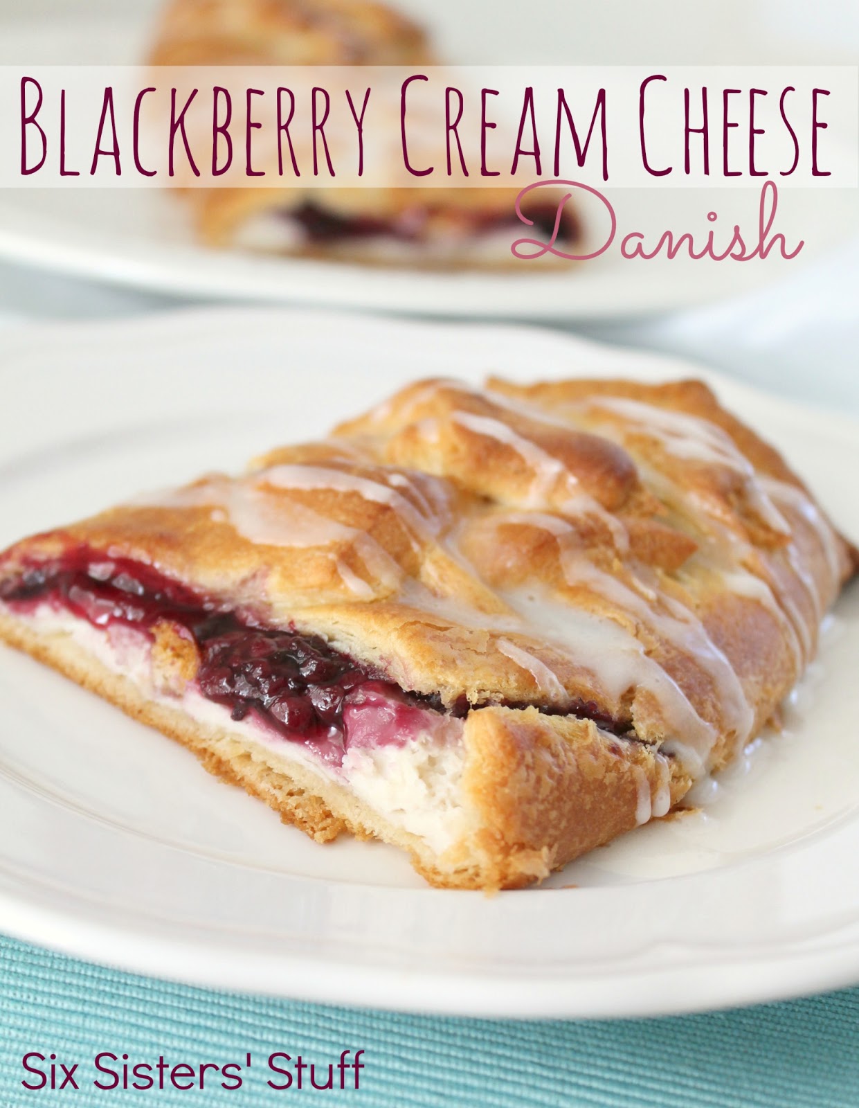 Easy Blackberry and Cream Cheese Danish | Six Sisters' Stuff