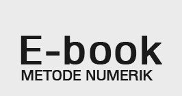 Ebook Metode Numerik