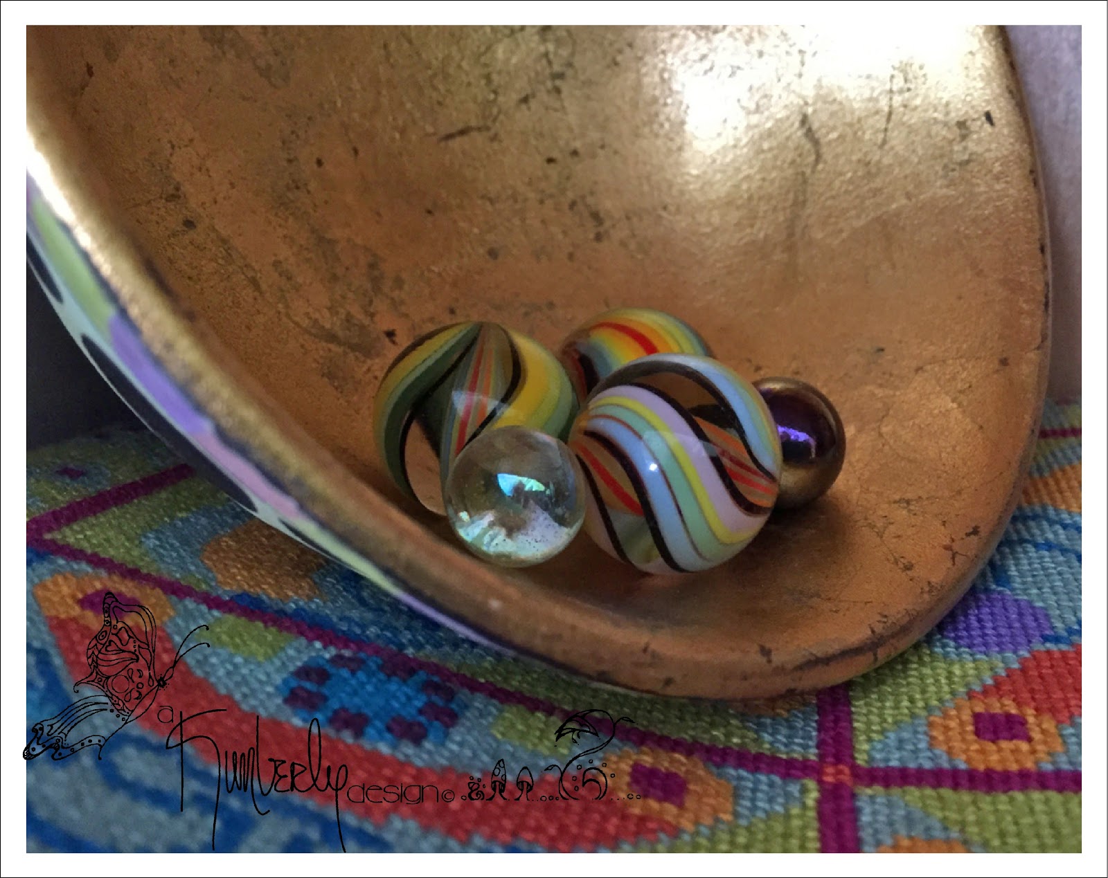 a Kimberly design : Hmmm, my marbles....