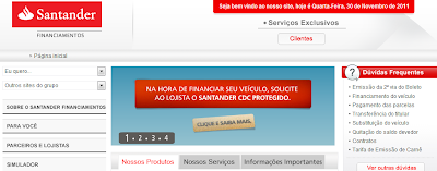 SANTANDER FINANCIAMENTOS- www.santanderfinanciamentos.com.br