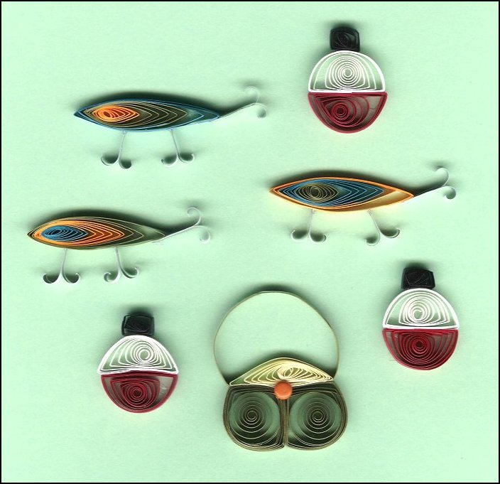 Molly Smith: Quilled Fishing Elements