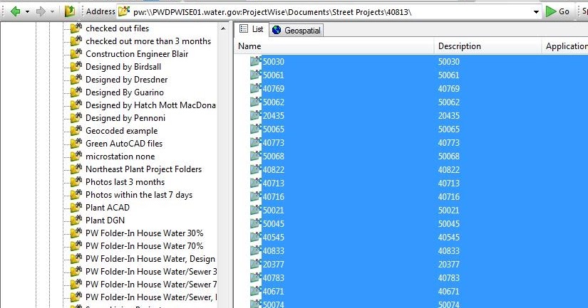 Pwd Projectwise Blog Exporting A List Of Folders 6790
