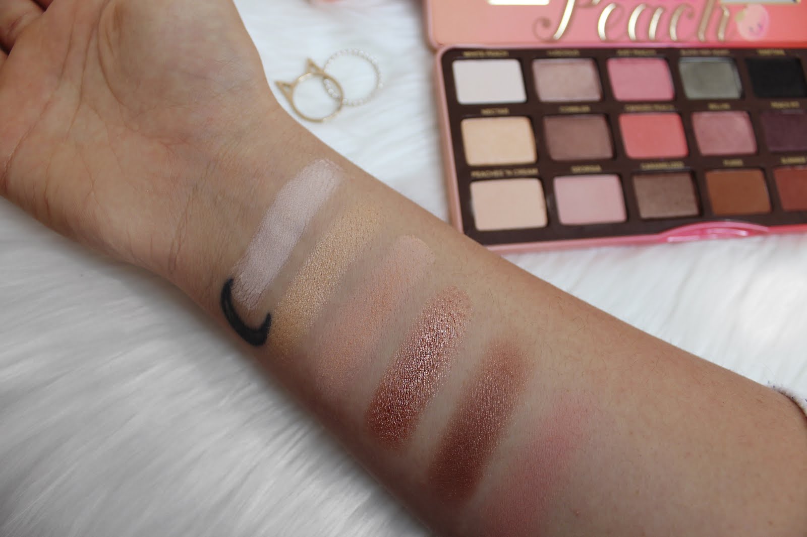 Too Faced Sweet Peach Palette - Review and Swatches! | ♡ Sophia LCS