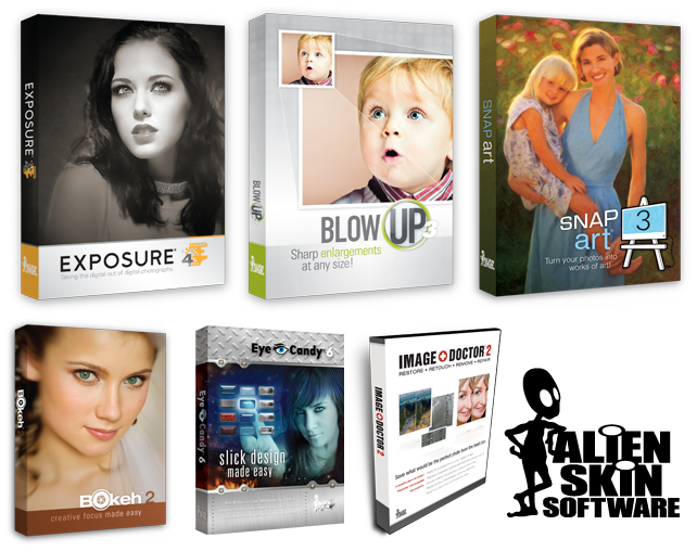 فلاتر Alien Skin للفوتوشوب 2018 كاملة مع التفعيل Alien Skin Software ...