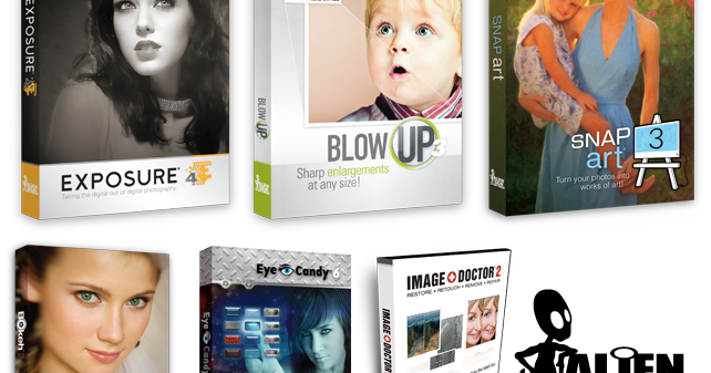 فلاتر Alien Skin للفوتوشوب 2018 كاملة مع التفعيل Alien Skin Software ...