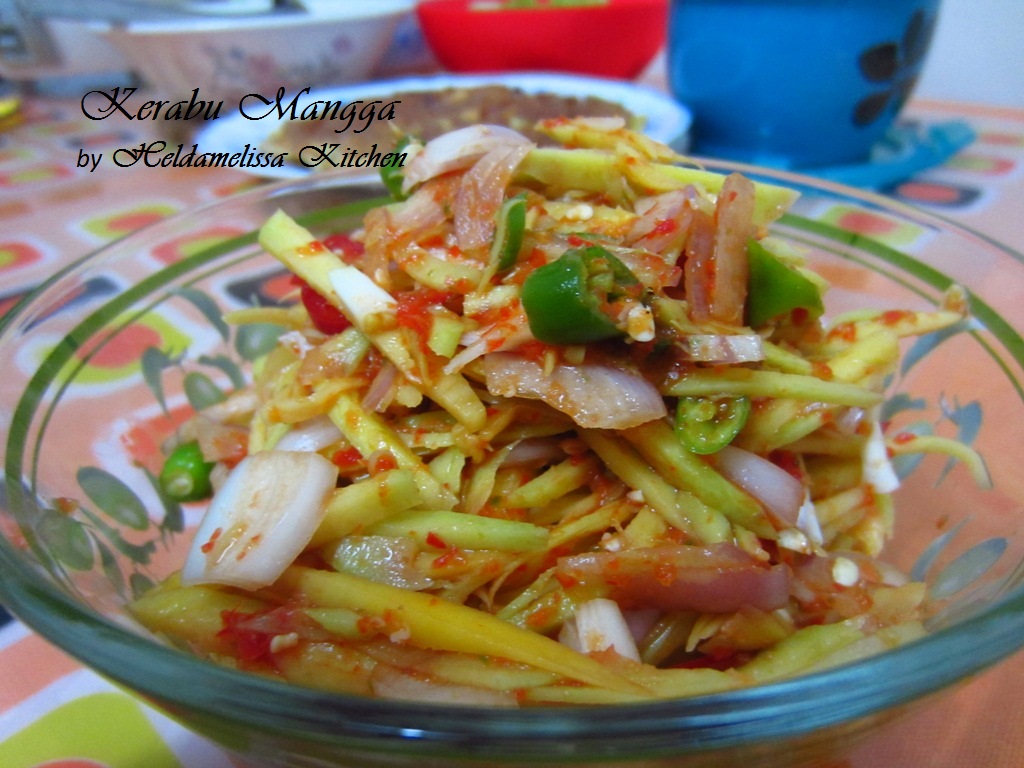 Heldamelissa's Kitchen: Kerabu Mangga