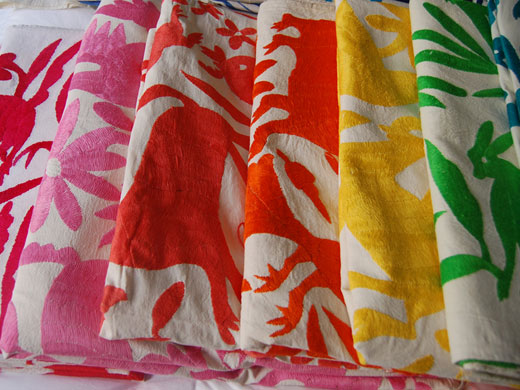 the blue house: otomi fabric