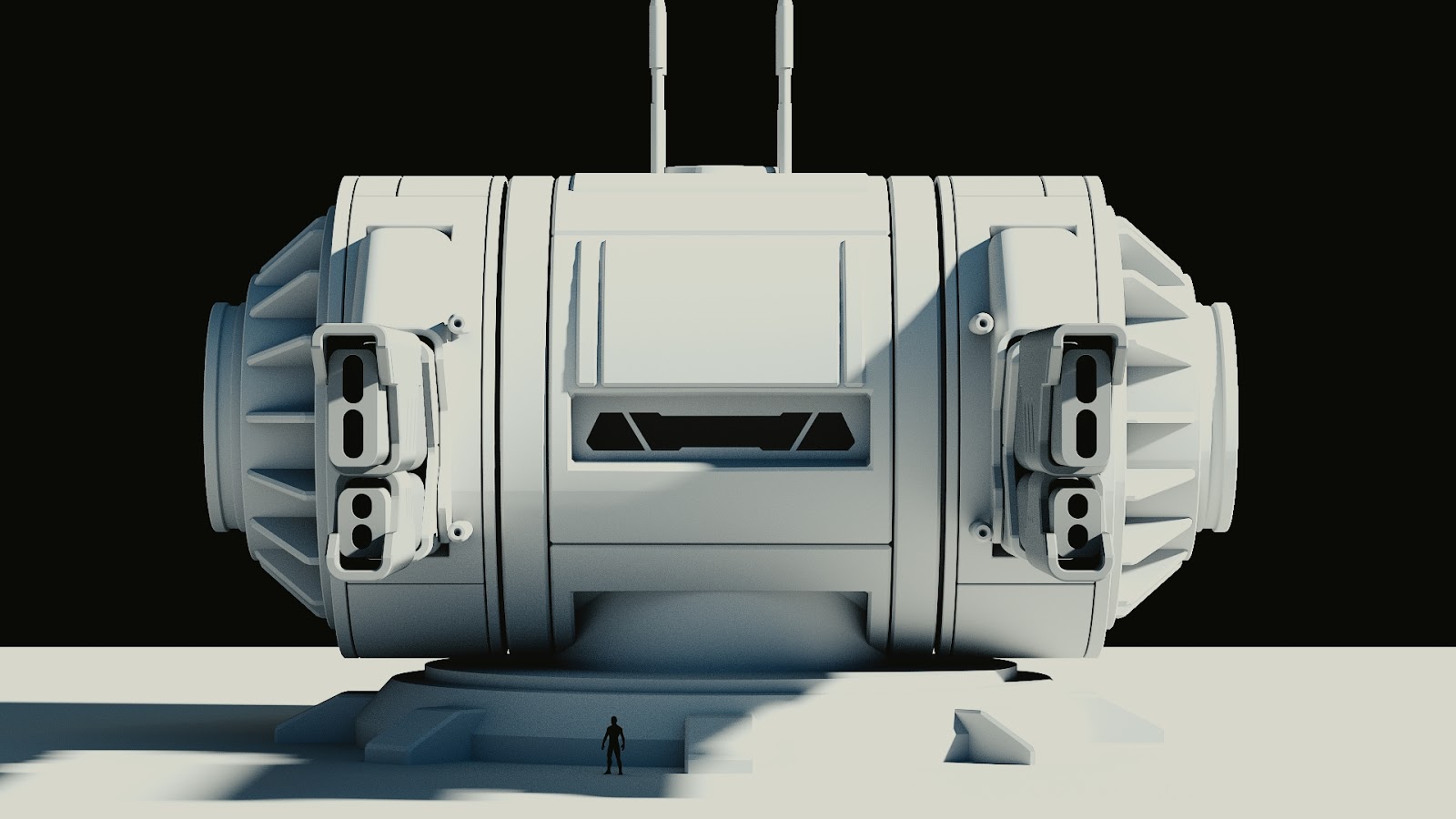 Dan Brown CGI | Sci-fi Art: New Turrets on Palatine Cruisers Make Life ...