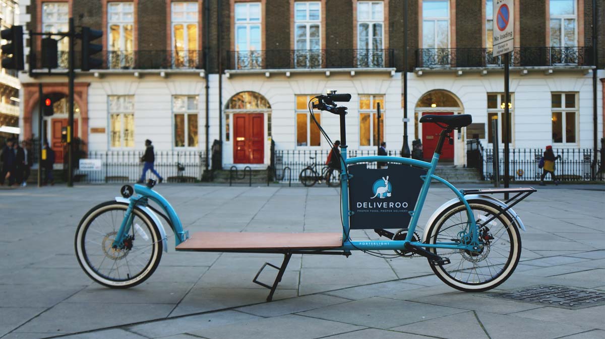 The Bicycle Safari: Porterlight Bicycles X Deliveroo - Custom London ...