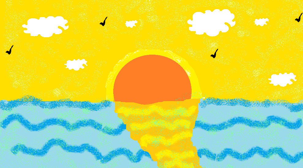 Desenhos Do Paint: Paisagens