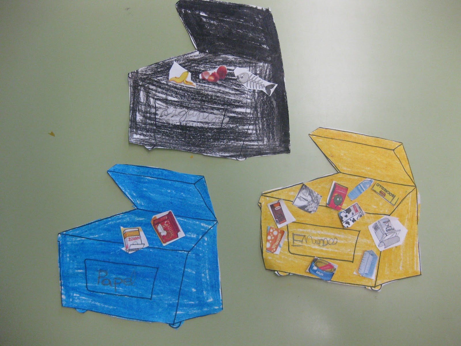 El rincón de primero: Taller de reciclaje y consumo