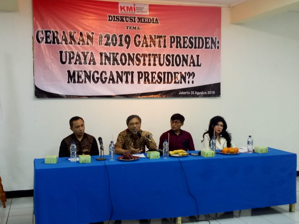 Kaukus Muda Indonesia (KMI) #2019GANTIPRESIDEN "Upaya Inkonstitusional ...