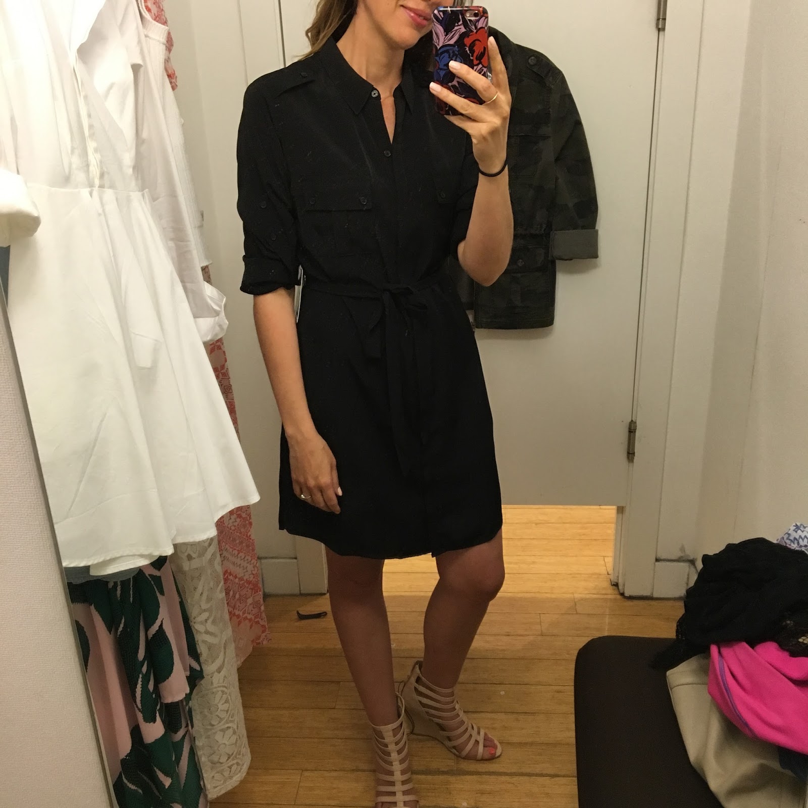 On prairie hill: Summer Express dressing room selfies
