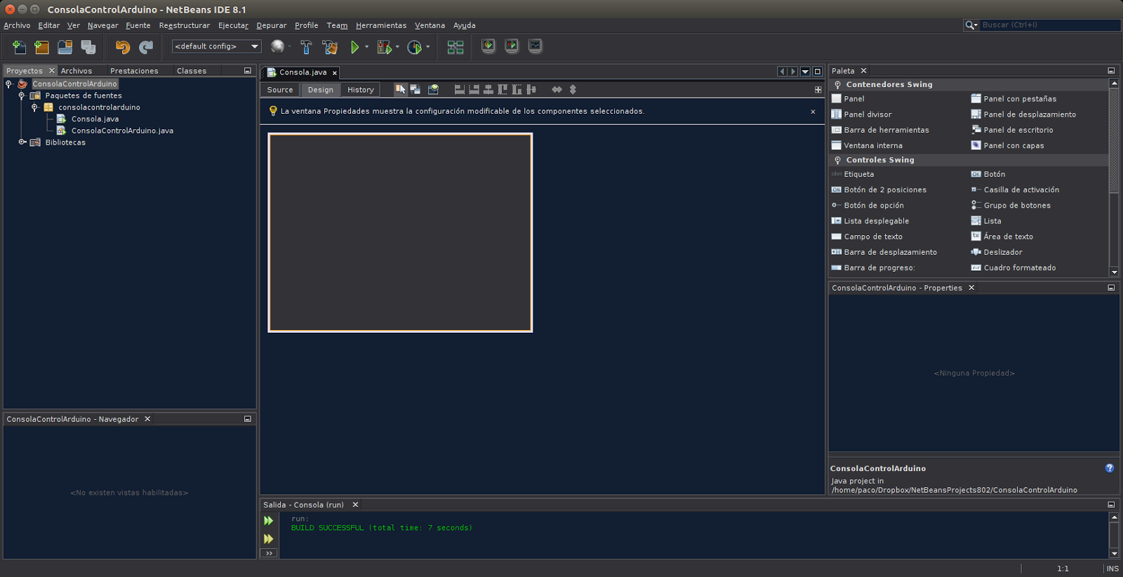 MicroMundos: Como crear un proyecto con Swing en NetBeans 8.X