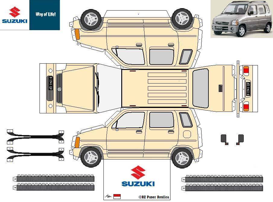Kumpulan papercraft mobil - Desain Hidupmu