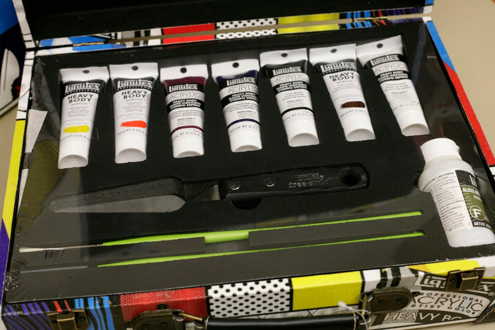 Ben Franklin Crafts and Frame Shop: Liquitex Pop Art Acrylic Paint Suitcase