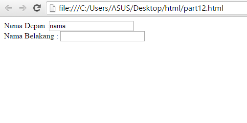 Tutorial HTML Lengkap : Atribut Form Pada HTML ~ bala-bala