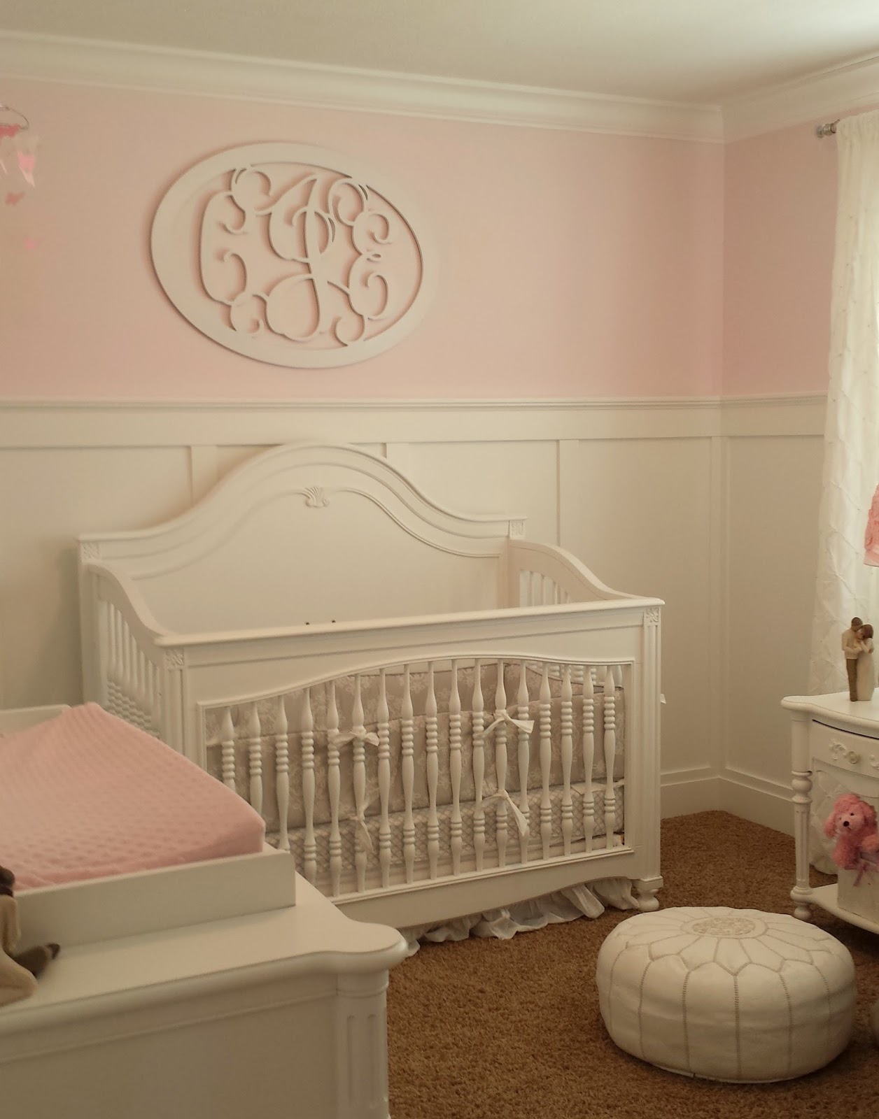 Studio 7 Interior Design: Client Reveal: Pink & Gray Nursery