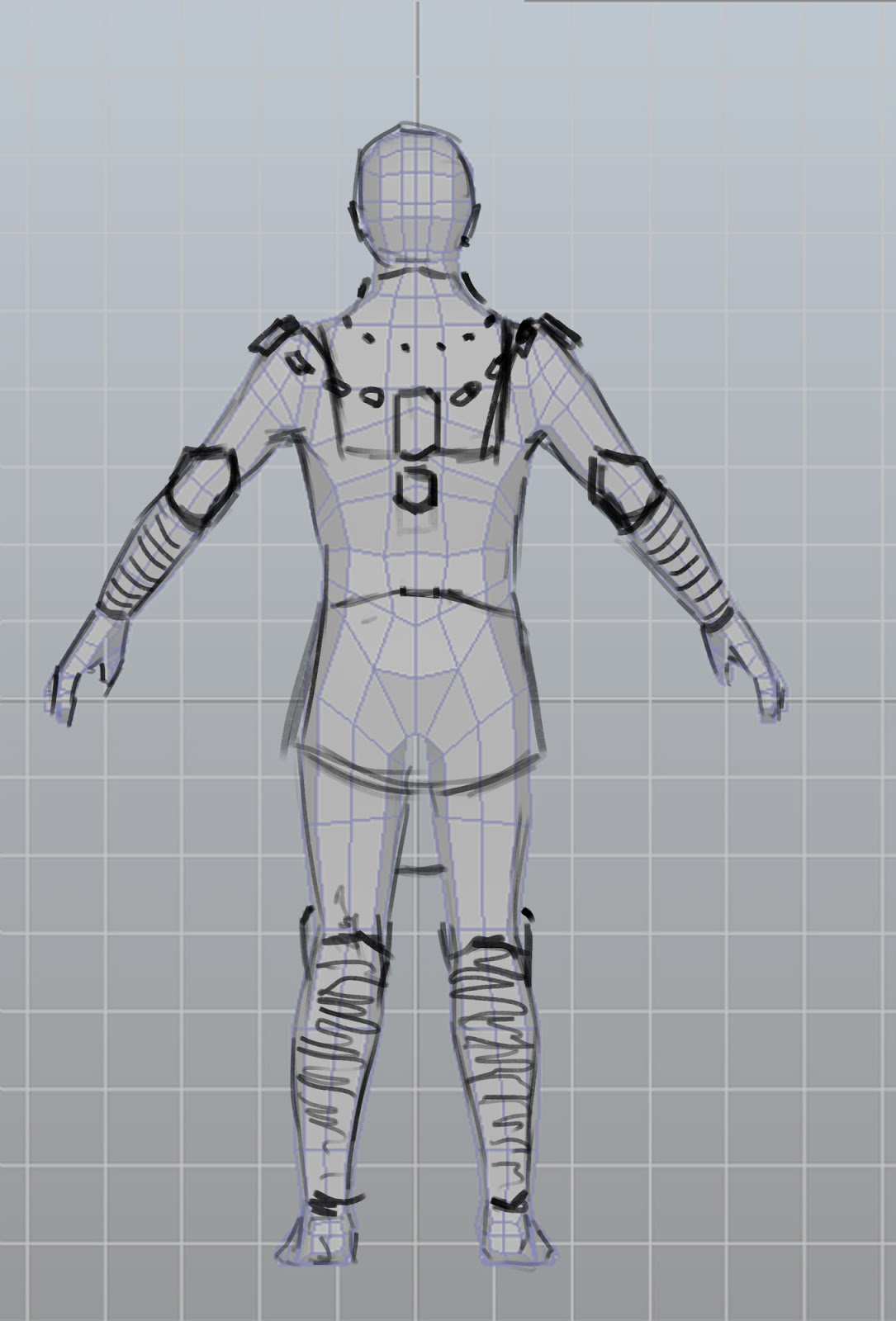 Ryan's Computer Arts Practice : Low Poly Modelling